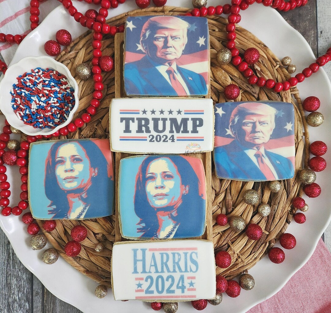 Election 2024 Donald Trump Kamala Harris Republican Democrat Political ...