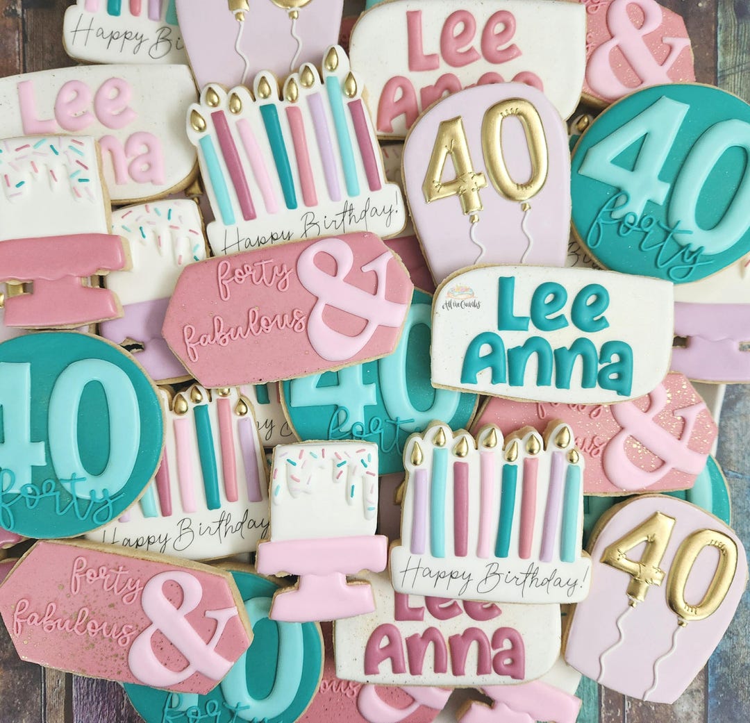 Happy Birthday Cookies - Etsy