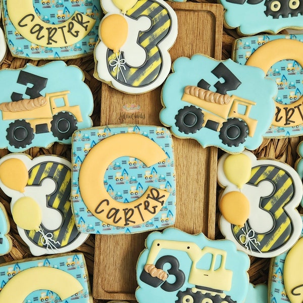 Construction Cookies - Etsy