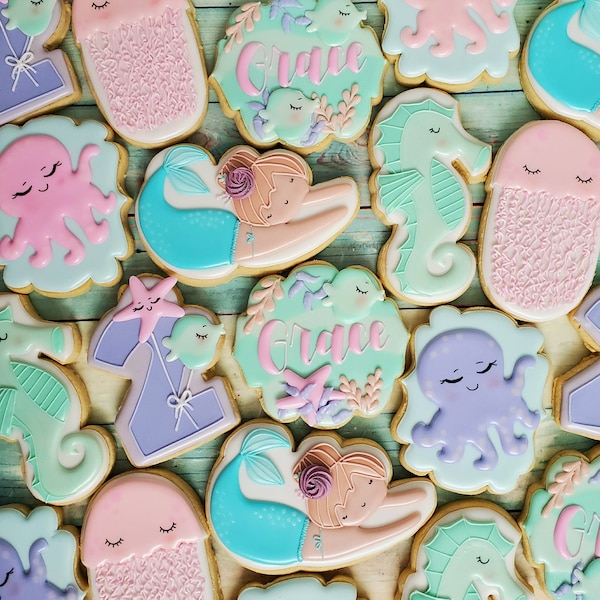 Under the Sea Cookie - Etsy