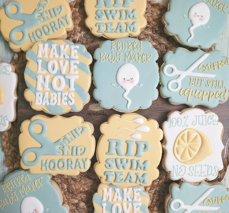 Vasectomy Cookies - Etsy