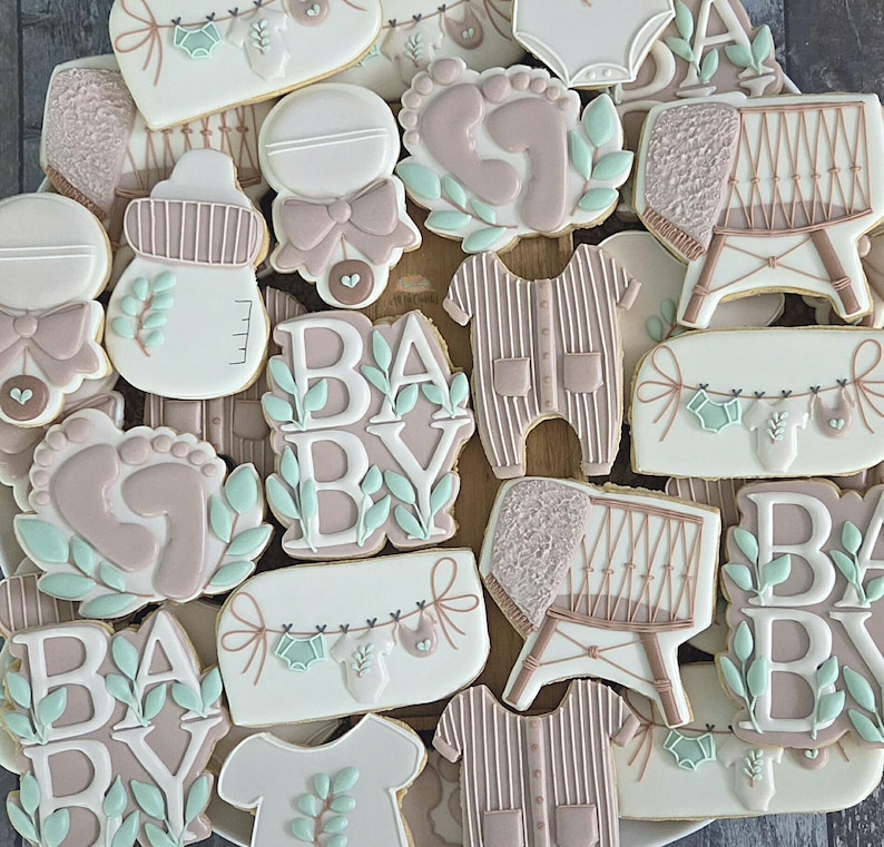 Gender Neutral Baby Shower Cookies - Etsy