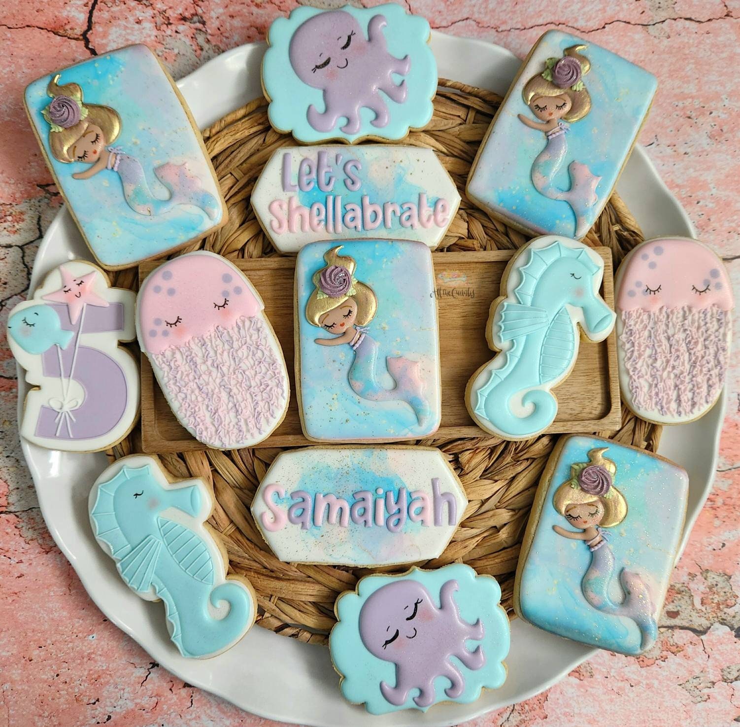 Let's Shellabrate Mermaid Birthday Cookies - Etsy