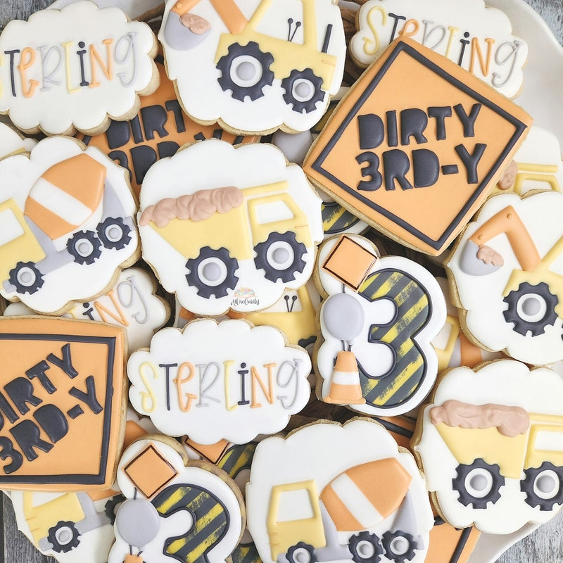 Construction Cookies - Etsy