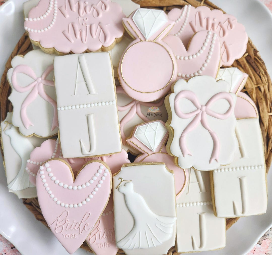 Pearl Bridal Shower Cookies - Etsy
