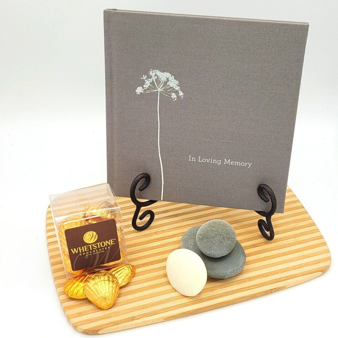 Memorial Gift Set Bereavement Loss Book in Loving Memory Soothing ...