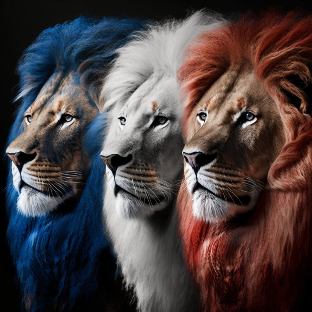 A Digital Image of 3 Lions,printable Artwork,instant Download,wall Art ...