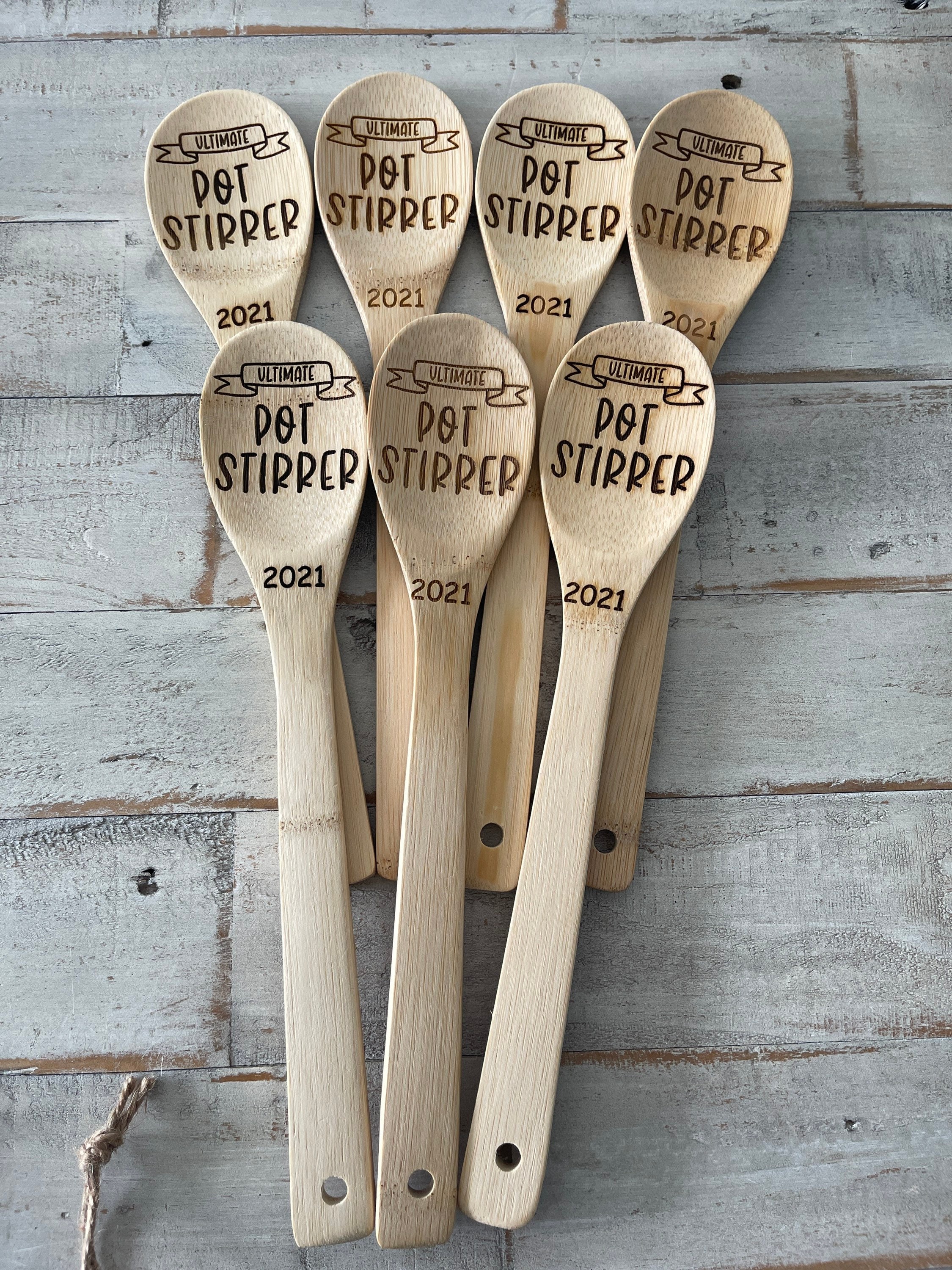 Ultimate Pot Stirrer Pasta Sauce Cook Off, Bamboo Spoon,personalized ...