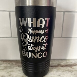 Queen of the Dice, Bunco Cups, Several Sayings to Choose From, Custom ...