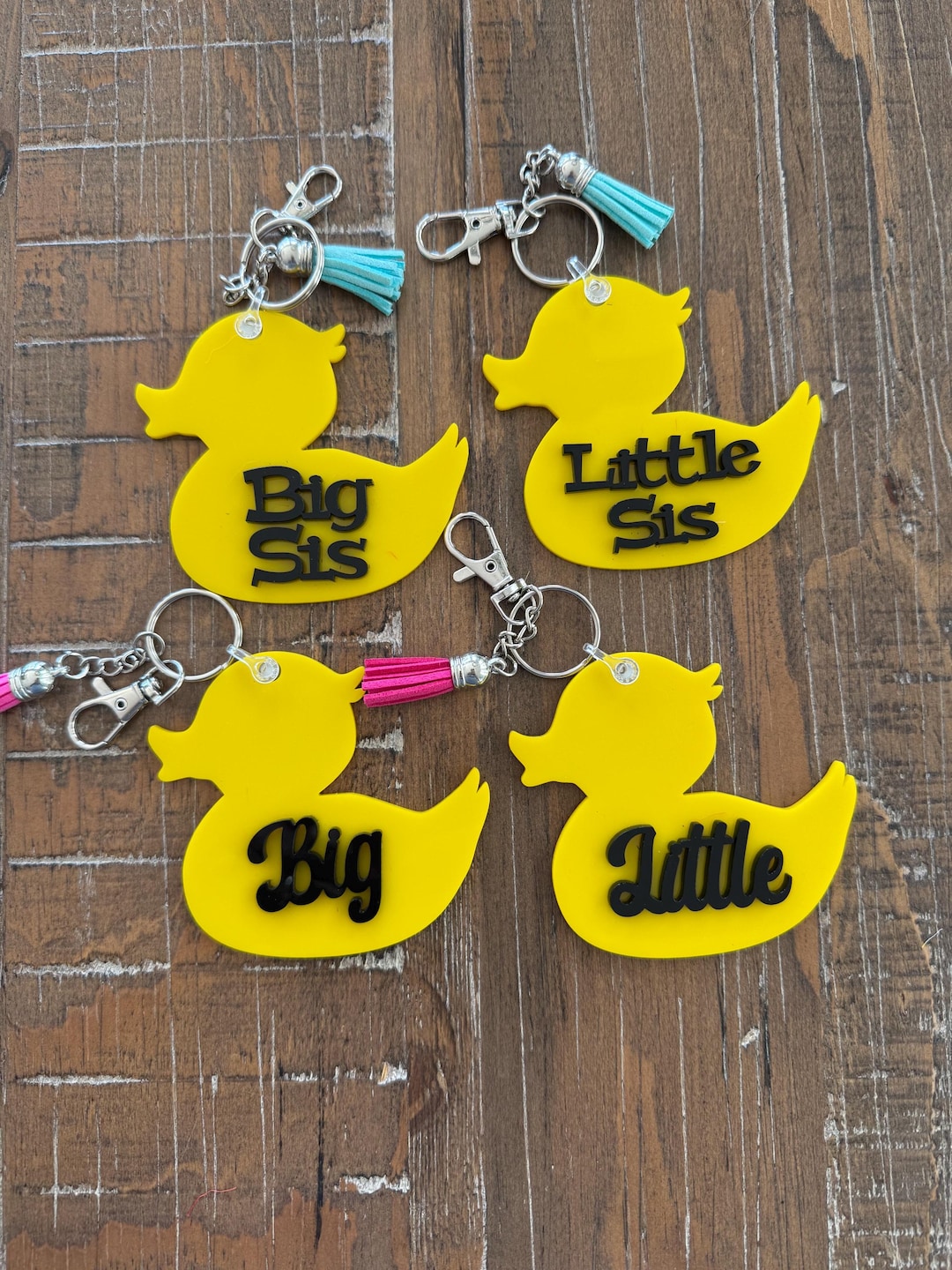Good Luck Ducks. Big Sis and Little Sis Matching Keychain. Perfect for ...