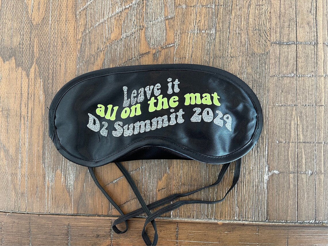 Customizable Cheer Team Eye Mask: D2 Summit Gift - Etsy