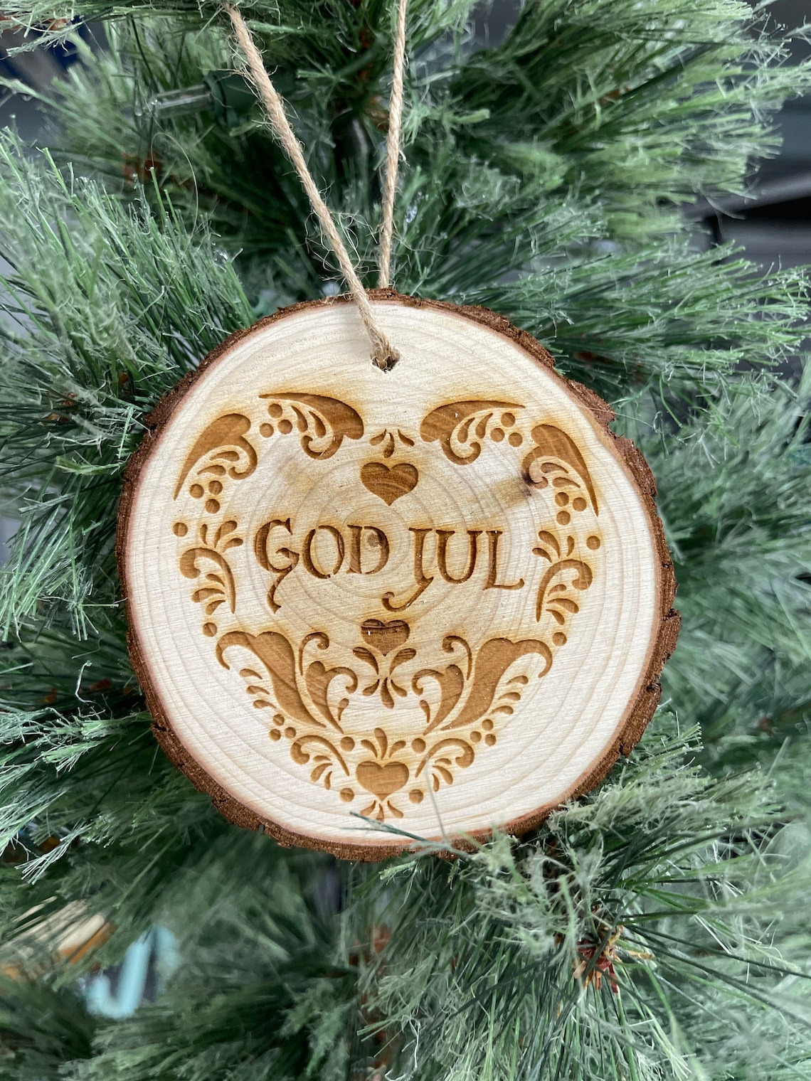 God Jul Norwegian Christmas Ornaments Hygge - Etsy
