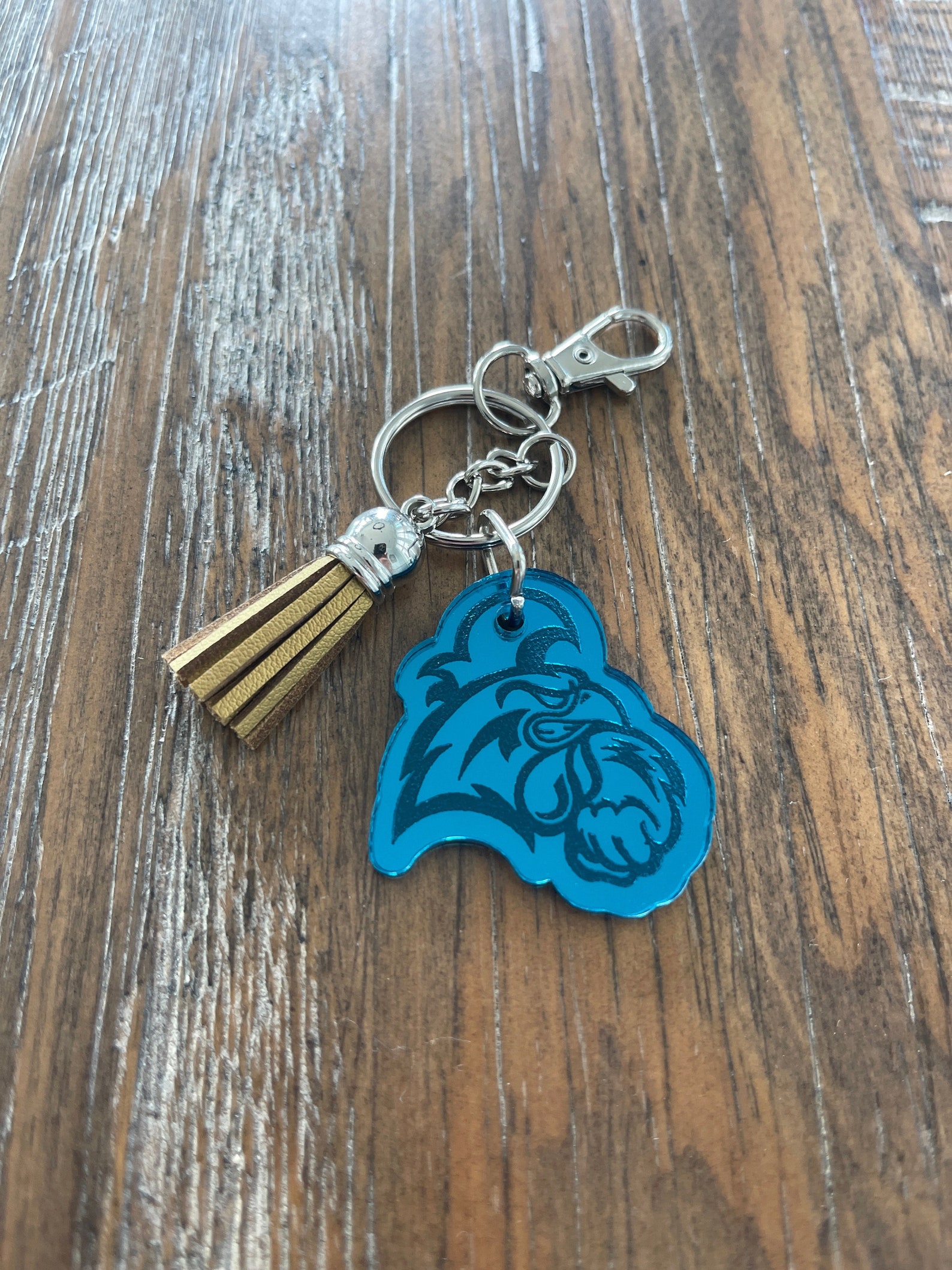 Chanticleer Keychain , Chants Up, Coastal, CCU, Football - Etsy