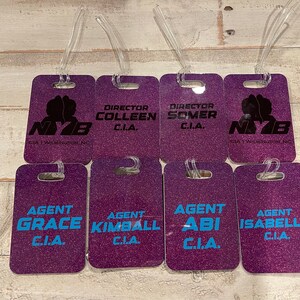Custom Cheer Luggage Tag: Personalized Team Design - Etsy