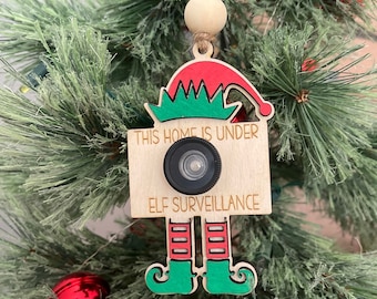 Elf Surveillance Ornament Elf Cam Elf Camera North Pole - Etsy