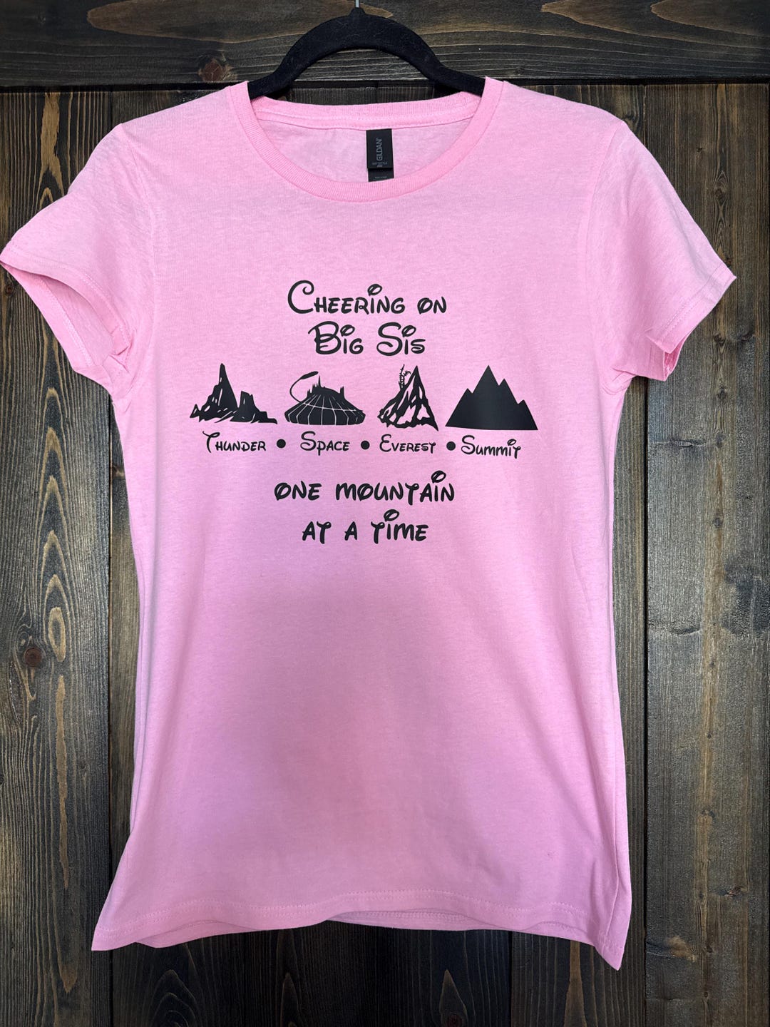 Summit Cheer Shirt, Cheering on Big Sis, Can Be Customized. Name on the ...