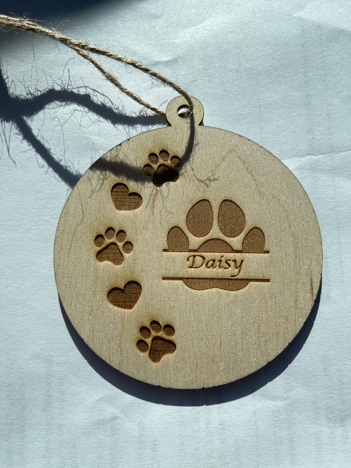Custom Engraved Cat Ornament. Personalized Pet Memorial, Engraved Photo ...