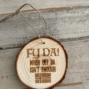 Uff Da, Norwegian Christmas Ornaments, - Etsy