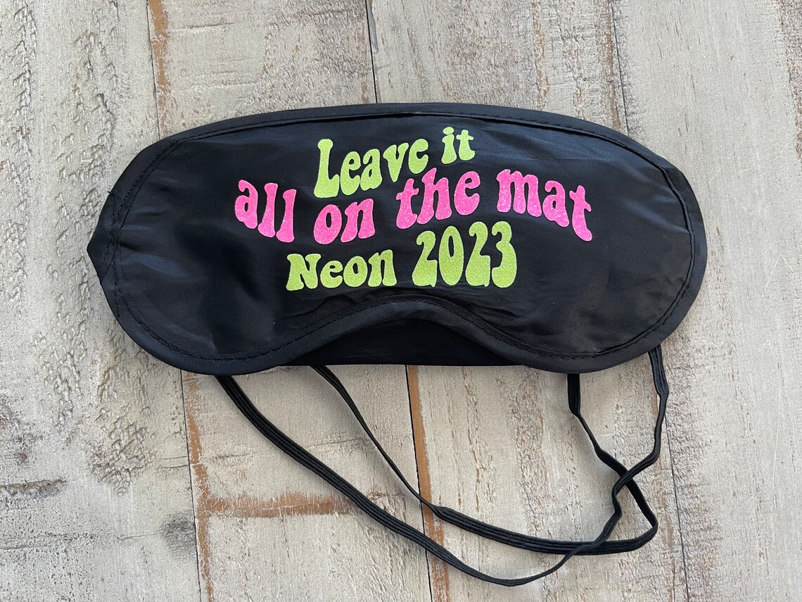 Customizable Cheer Team Eye Mask: D2 Summit Gift - Etsy