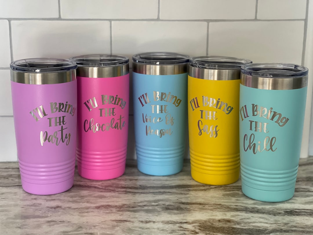 Girls Weekend Tumblers, I’ll Bring the … Sass, Wine, Etc, 20 Oz.can Be ...