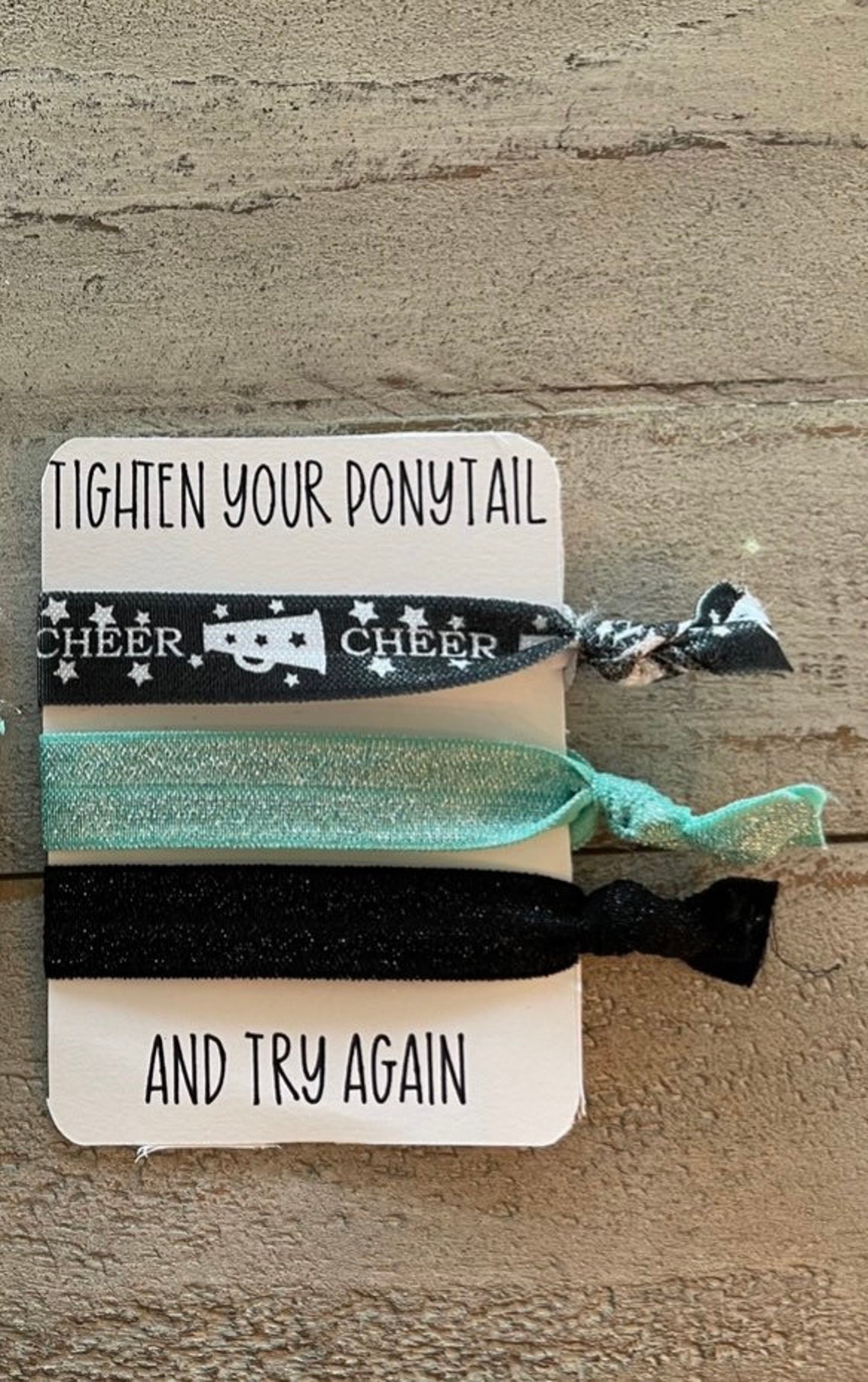 Motivational Cheer Hair Ties. 9 Sayings Your Team Colors. - Etsy