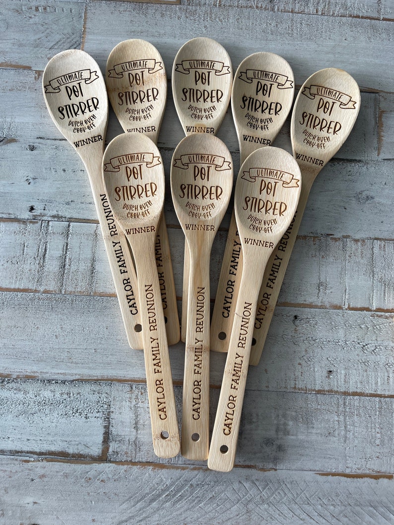Ultimate Pot Stirrer Pasta Sauce Cook Off, Bamboo Spoon,personalized ...