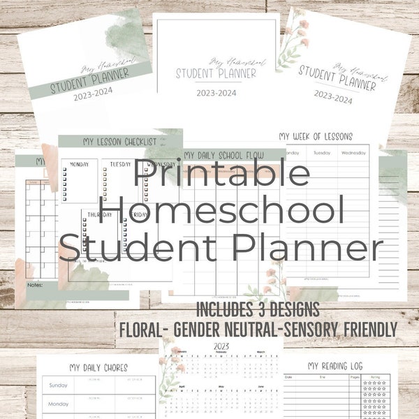 Homeschool Planner - Etsy