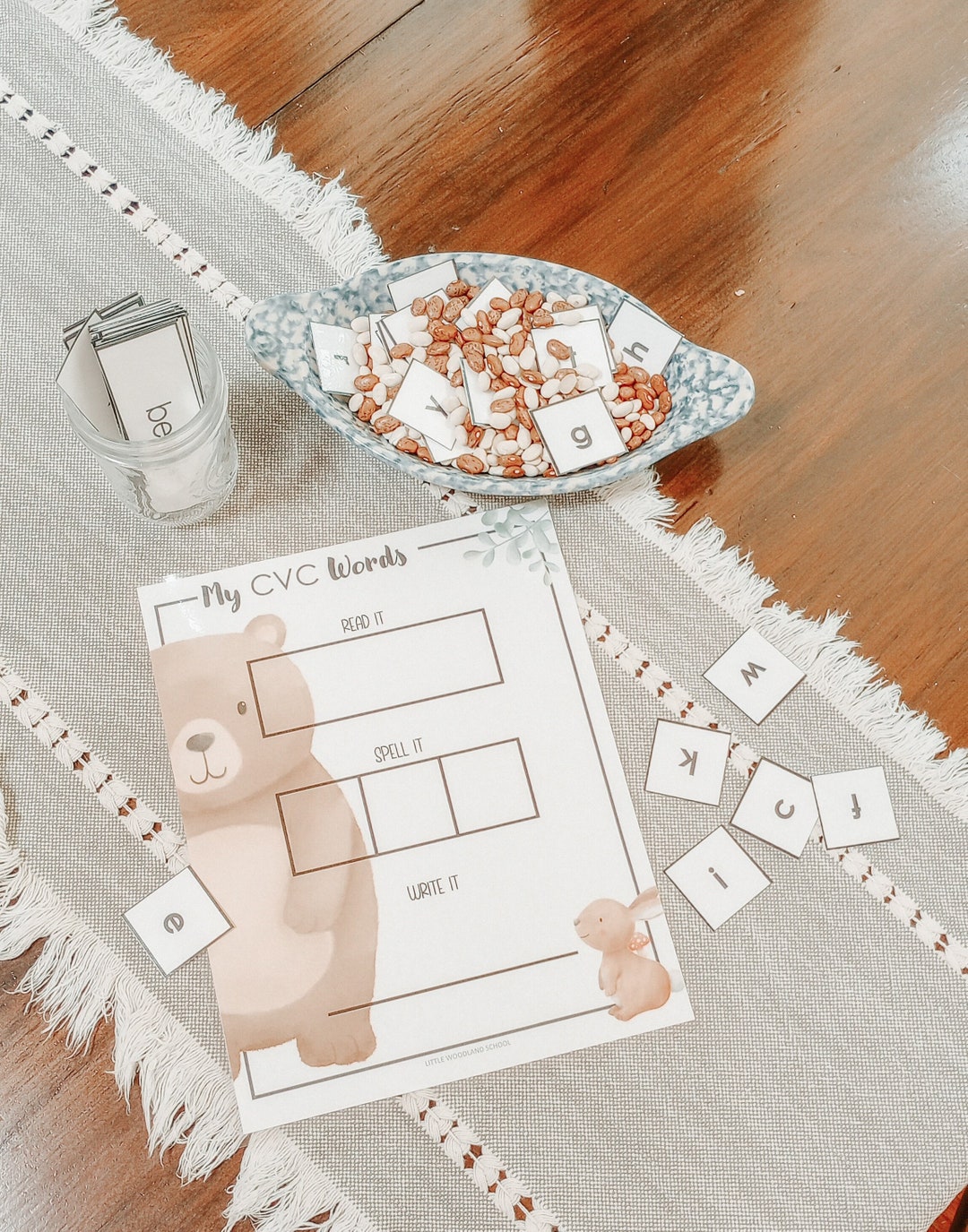 CVC Words Activity Set - Etsy