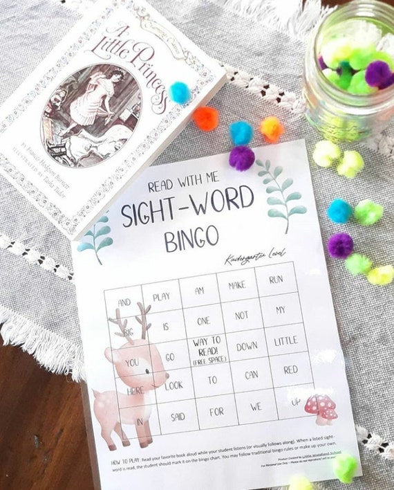 Sight Word Bingo Bundle | Etsy