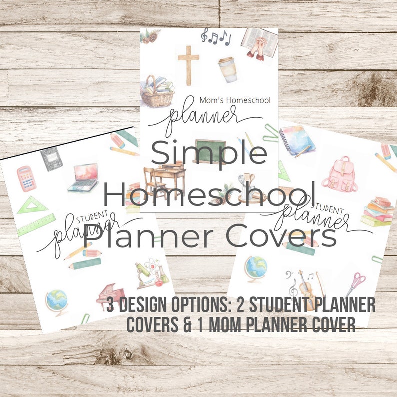 Watercolor Planner Covers - Etsy