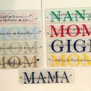 Mom Tiles With Names, Grandma Tile, Mother’s Day Gift From Daughter ...
