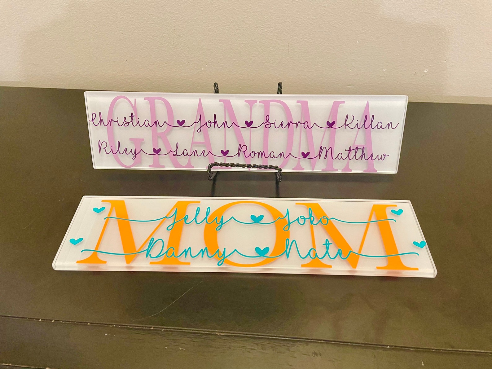 Mom Tiles With Names Grandma Tile Mothers Day Gift From - Etsy