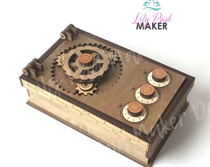 Wooden Puzzle Box Personalized Gift Keepsake Box Puzzle Box for Adults ...