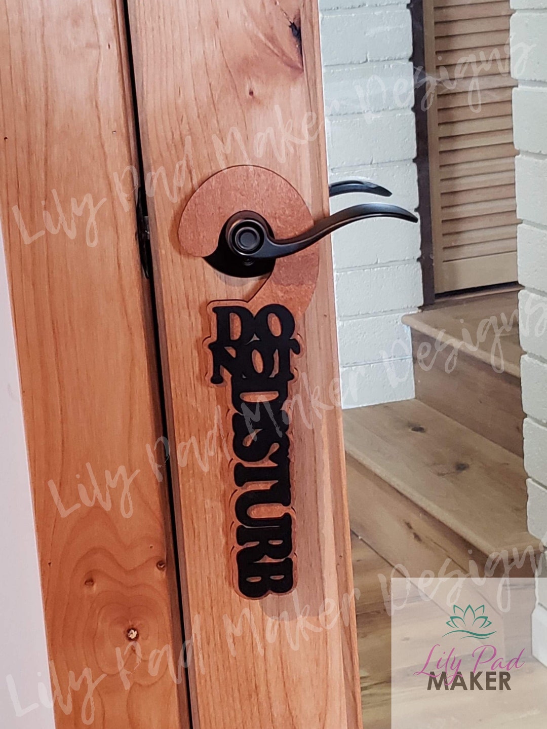 Do Not Disturb Sign, Door Knob Sign, Door Tag, Rustic Door Knob Hanger ...