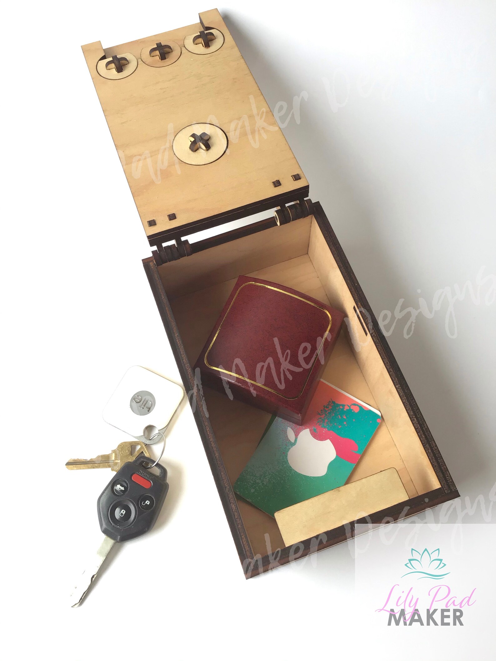 Wooden Puzzle Box Personalized Gift Keepsake Box Puzzle Box | Etsy