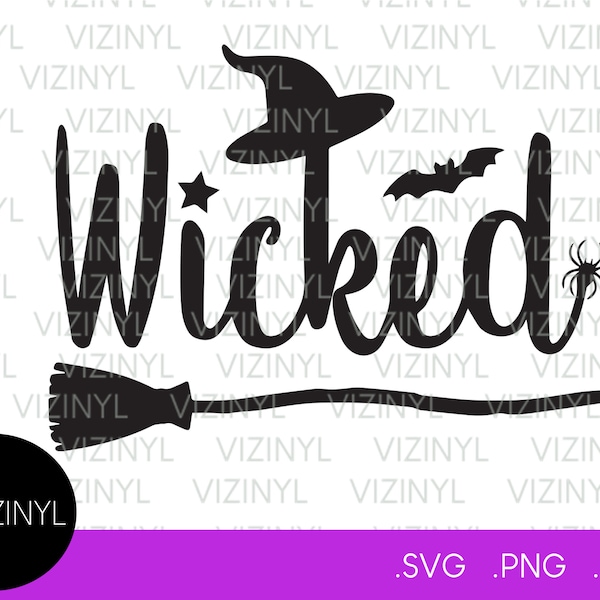 Wicked Svg - Etsy