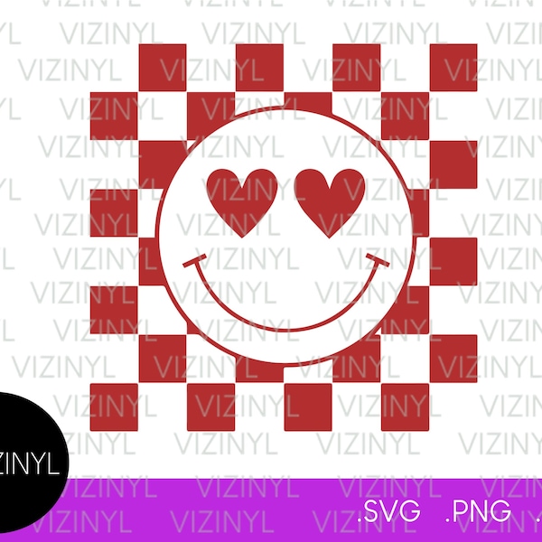 Smiley Face With Hearts Svg - Etsy Hong Kong