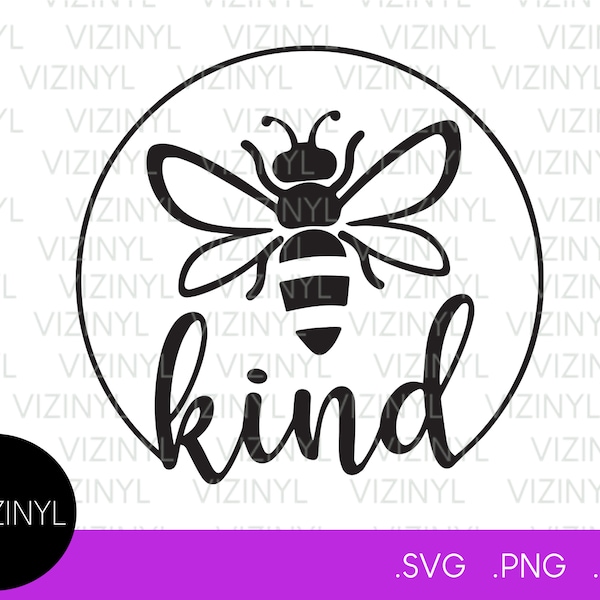 Bee Kind Svg - Etsy