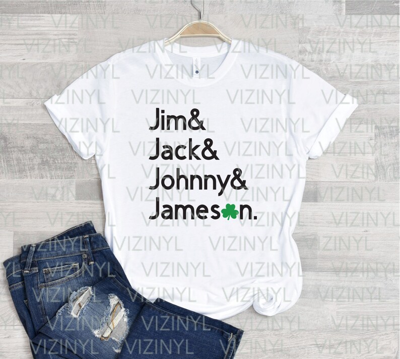 Jim Jack Johnny Jameson SVG, Funny St Patrick's Day SVG, St Patricks ...