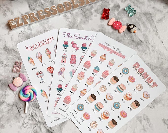 The Sweet Tooth Savings Challenge Collection - Etsy