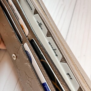 Cash Wallet Dividers With Labels | Cash Stuffing | Customizable - Etsy