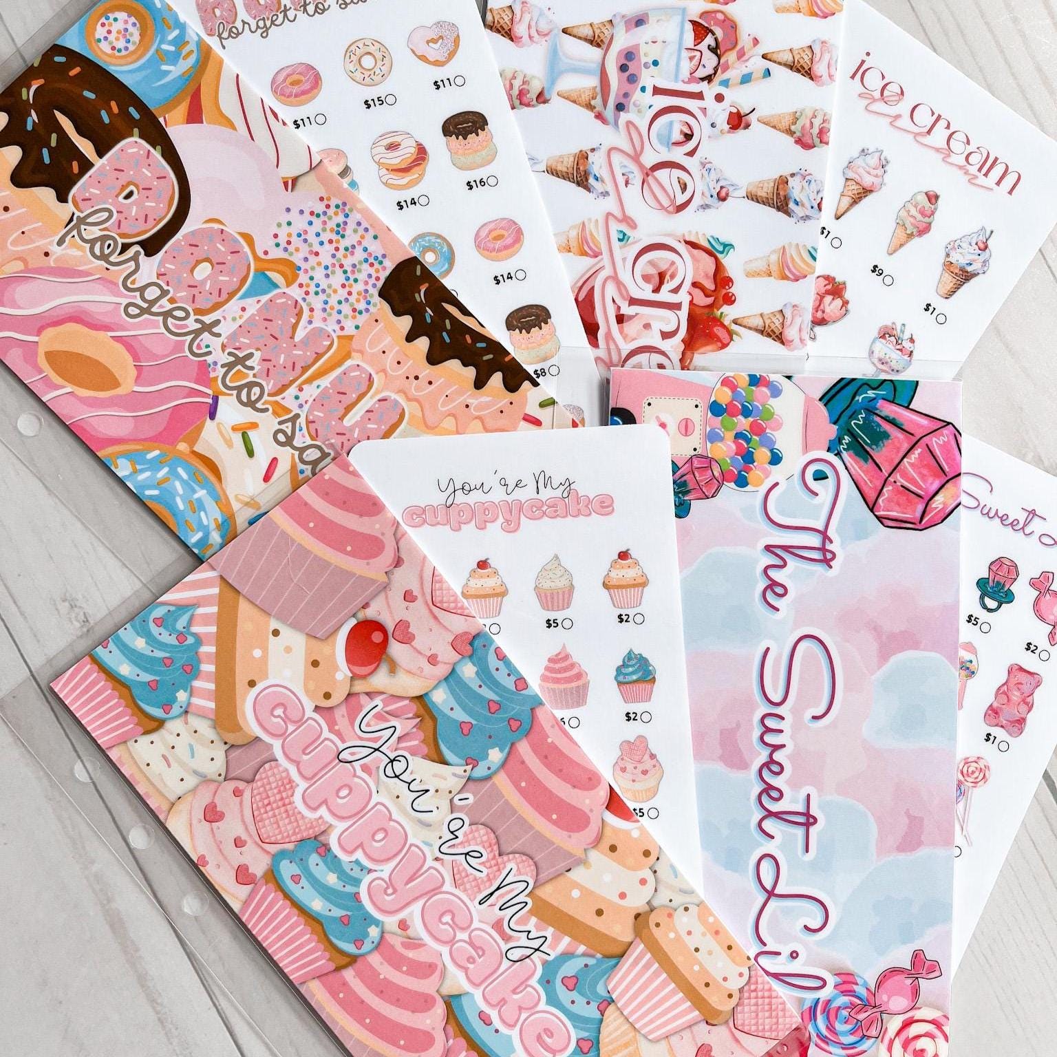 The Sweet Tooth Savings Challenge Collection | Set of 4 - Etsy