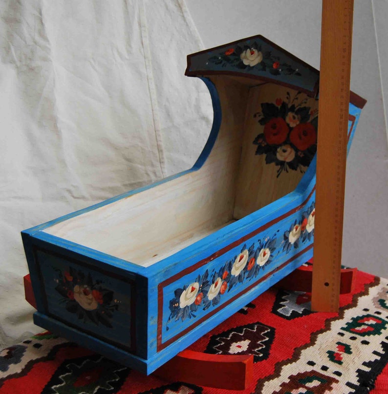 Wooden Handmade Doll's Cradle - Etsy