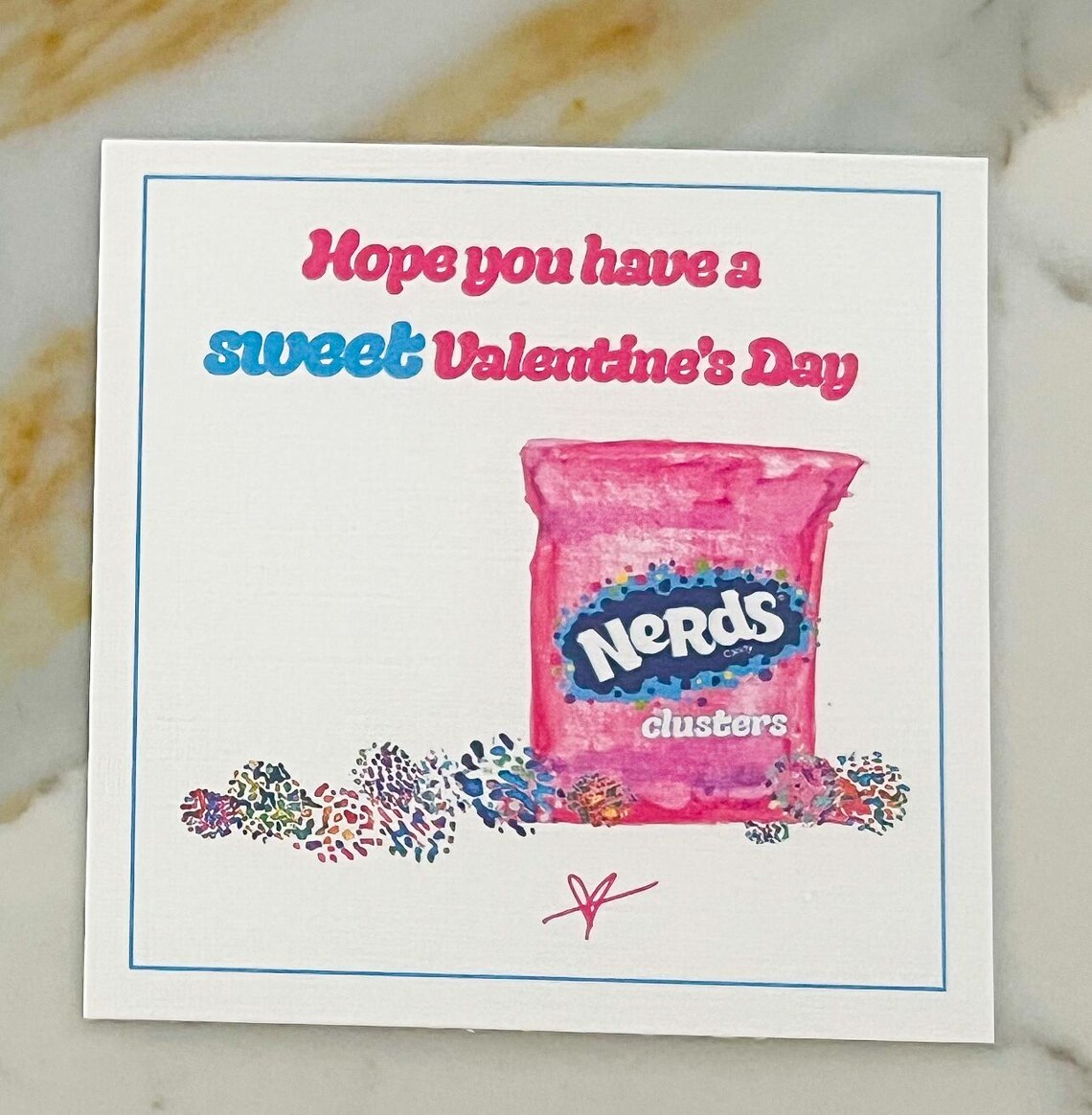 Nerd Cluster Valentine, Nerdclusters, Candy Valentine, Candy Valentine ...
