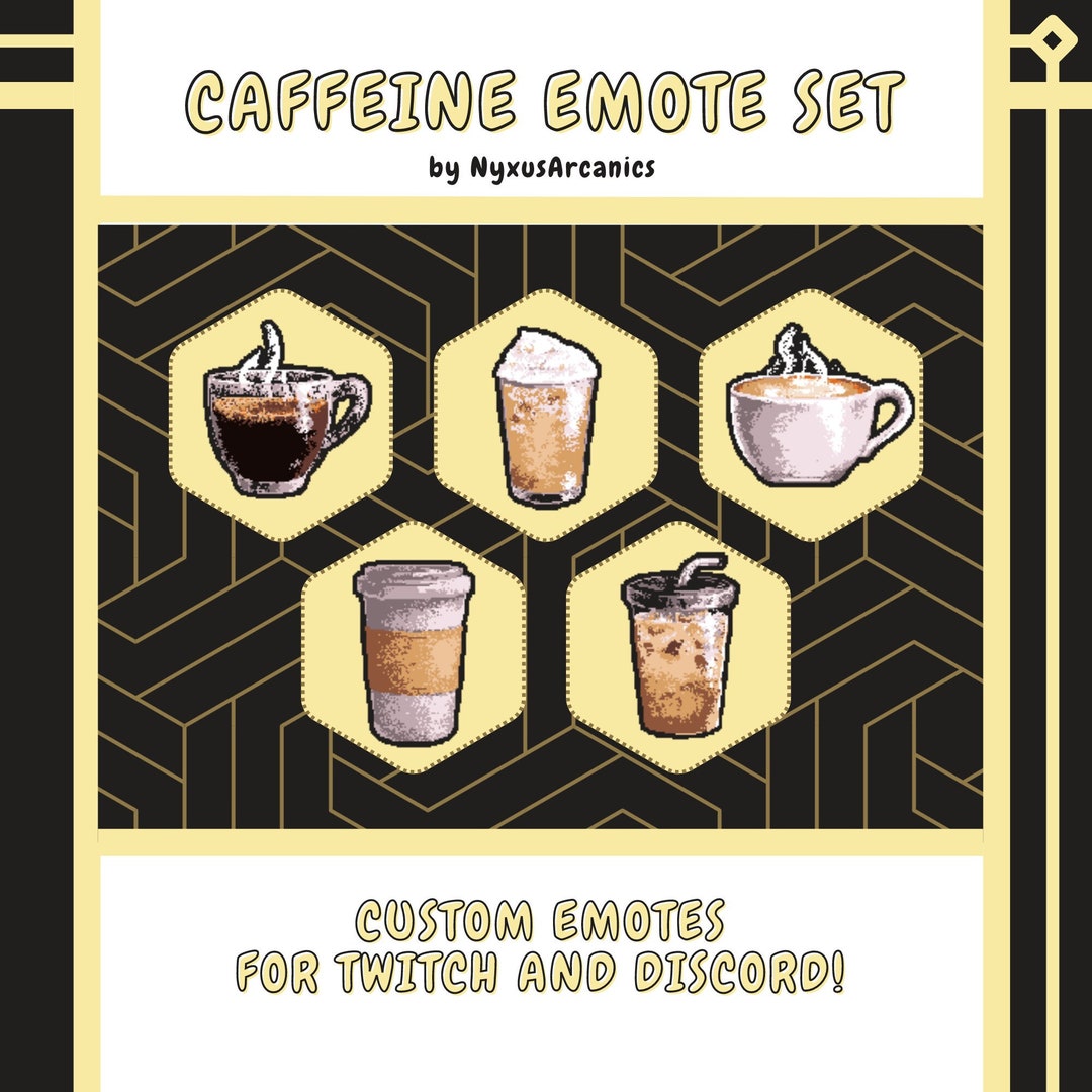 Coffee Emote Set Ready to Use Emotes for Twitch Youtube - Etsy