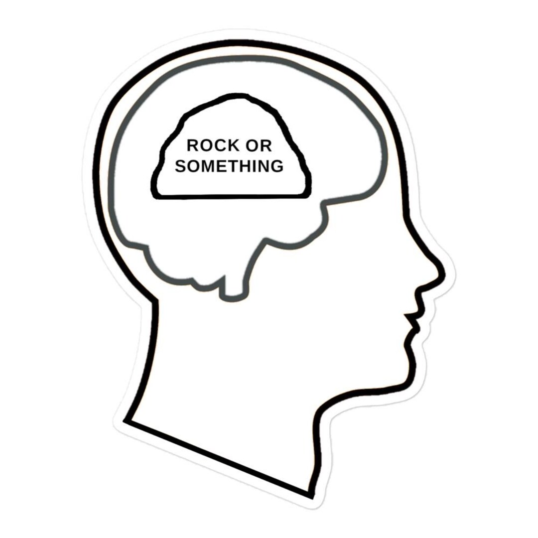 USMC Rock or Something Sticker - Etsy