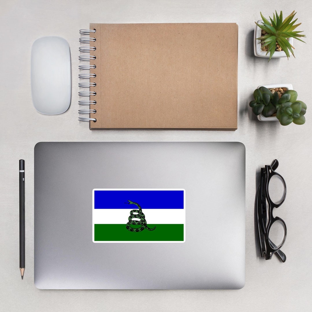 Cascadia Flag Snake Sticker - Etsy