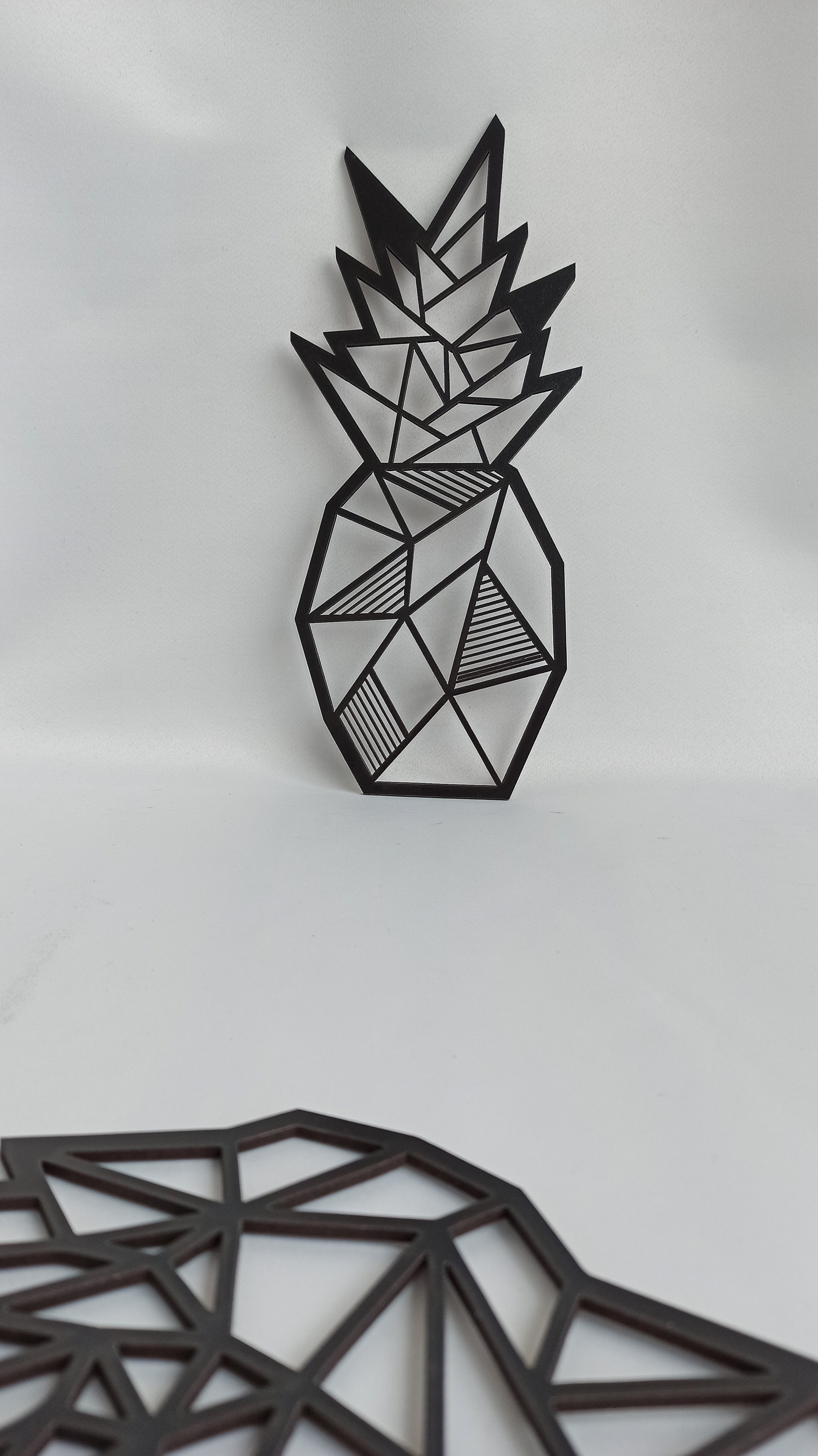 Pineapple Wall Decor Geometric Tropical Fruit Art Office - Etsy