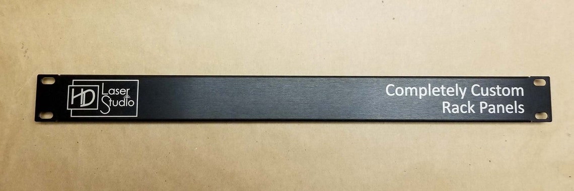 Custom Laser Engraved 1RU 1U 2RU 2U 3RU 3U Anodized Aluminum Rack ...