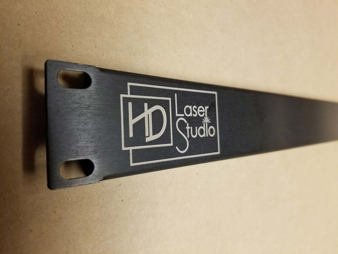 Custom Laser Engraved 1RU 1U 2RU 2U 3RU 3U Anodized Aluminum Rack ...